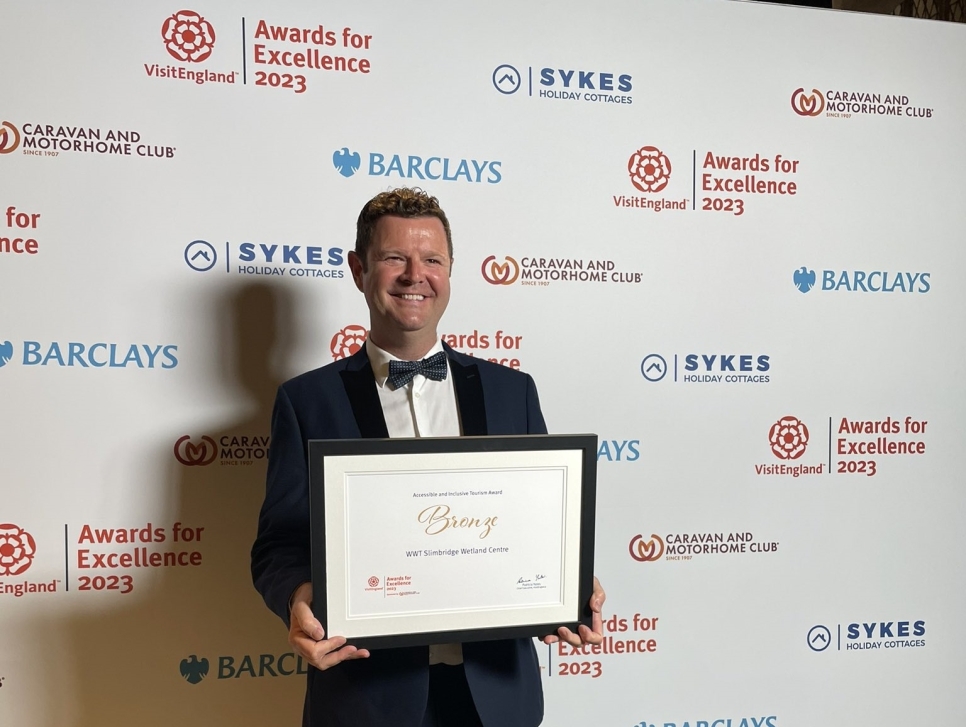 Slimbridge Reserve Manager, Dave Paynter, wins a Marsh Award! | WWT